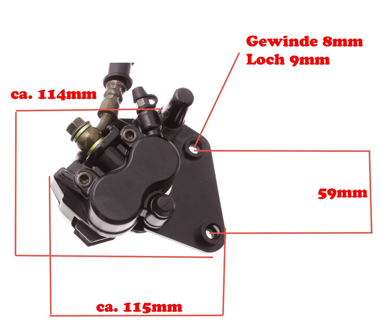 Umbausatz Scheibenbremse Ø260 für Simson S51 S70 S53 Bremspumpe Bremse ...
