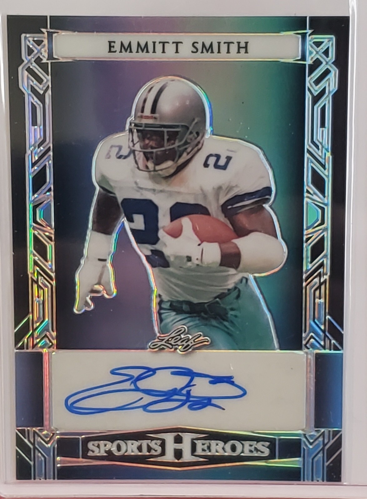 Emmitt Smith 2024 Leaf Sports Heroes BASE BLUE Auto Autograph #3/5 | eBay