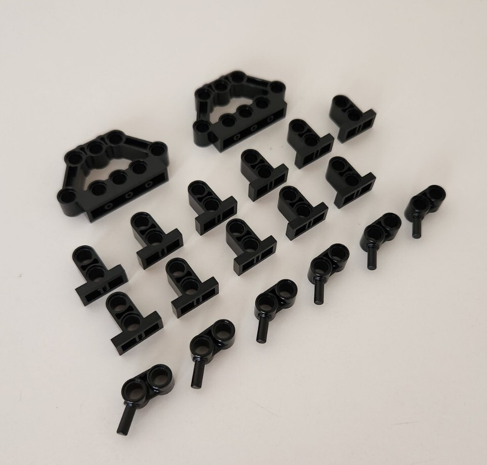 19 LEGO Technic Black: pin plate 32530 connector block 32333 85940 | eBay