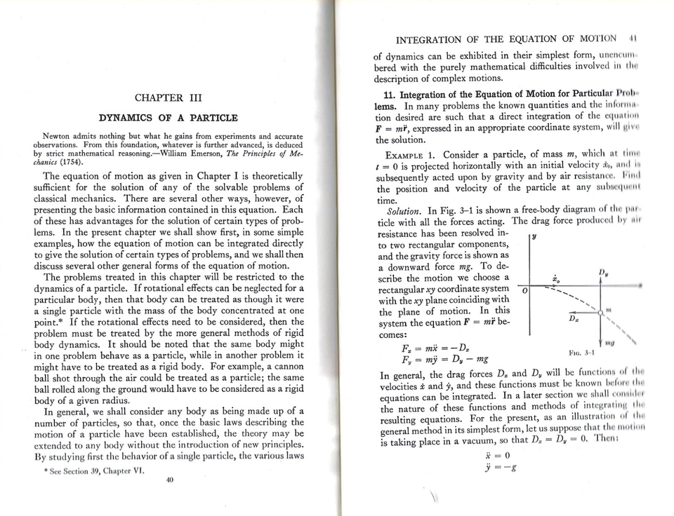APPLIED MECHANICS DYNAMICS by G. HOUSNER & D. HUDSON FIRST Ed. 1950 VAN ...
