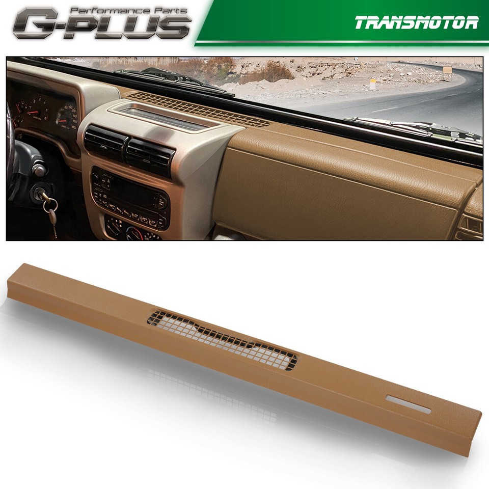 Fit For 1997-2006 Jeep Wrangler TJ Dash Top Cover Defrost Vent Bezel ...