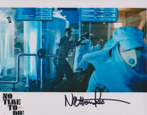 NATHAN J PEGLER 007 JAMES BOND NO TIME TO DIE AUTOGRAPH SIGNED SAFIN'S ...