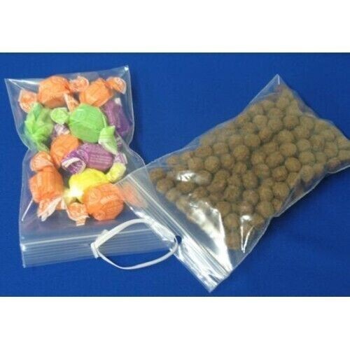 2Mil Hang Hole Top Lock Seal Bags Writable Reclosable Zip Plastic Parts ...