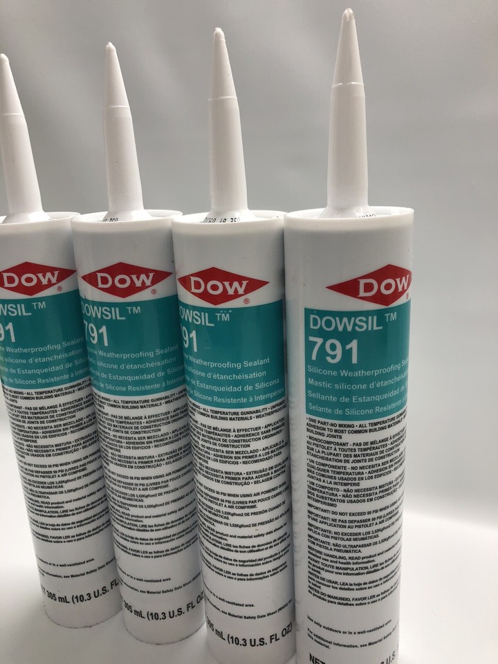 4 Ct of Dowsil DOW Weatherproofing Sealant, BLACK, 10.3 fl oz, 791 | eBay