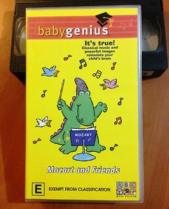 BABY GENIUS - MOZART AND FRIENDS - ABC FOR BABIES - VHS | eBay