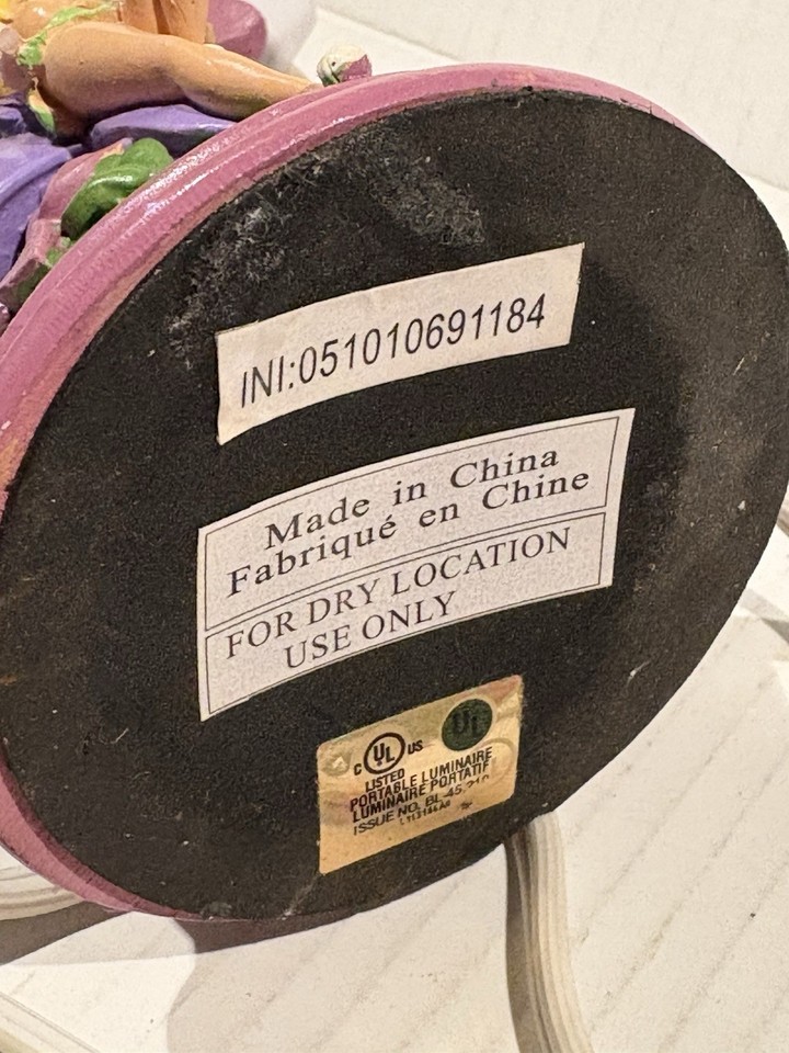 Tinkerbell Disney Lamp Desk Table Tulip Fab Starpoint Fairy Multicolor ...