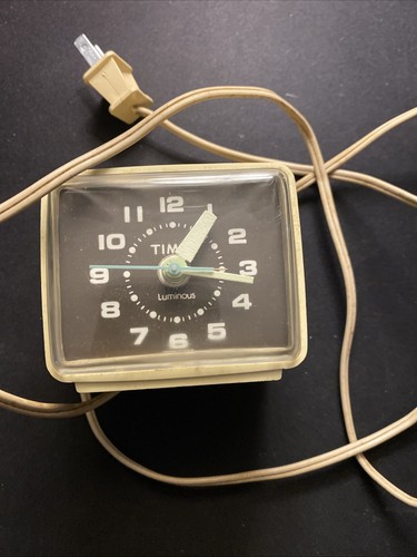 Vintage Timex Luminous Alarm Clock Tested and Working | eBay