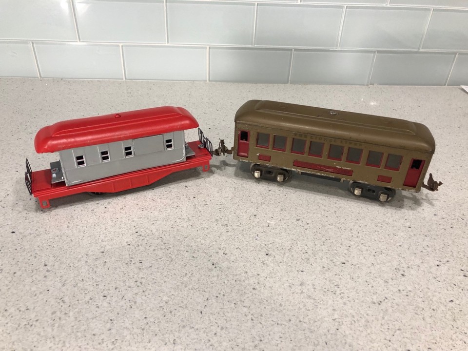 Lionel O Gauge Custom Boxcab With Passenger Car Ready To Roll | eBay