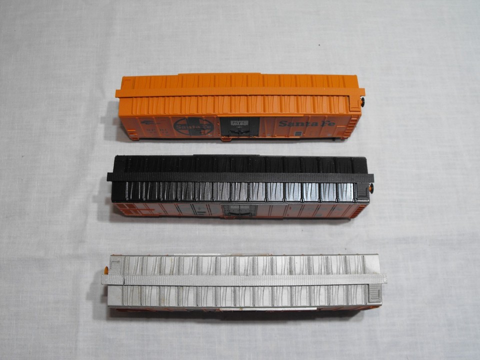 HO- 3 SANTA FE (SFRC) REEFER BOXCARS-estate- C7 (#s 2512, 2106, 1801 ...