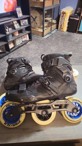 Powerslide Hardcore Evo Carbon Fiber Inline Skate Size 12 | eBay