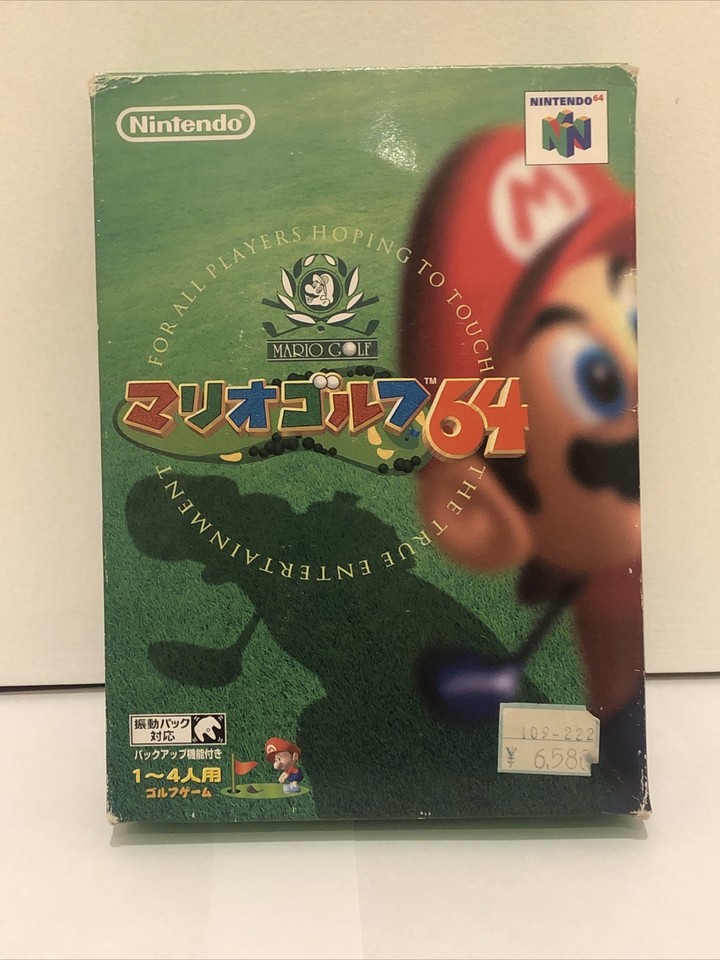 Mario Golf 64 Nintendo 64 Japan Import N64 Game Complete Box NUS-NMFJ-JPN | eBay