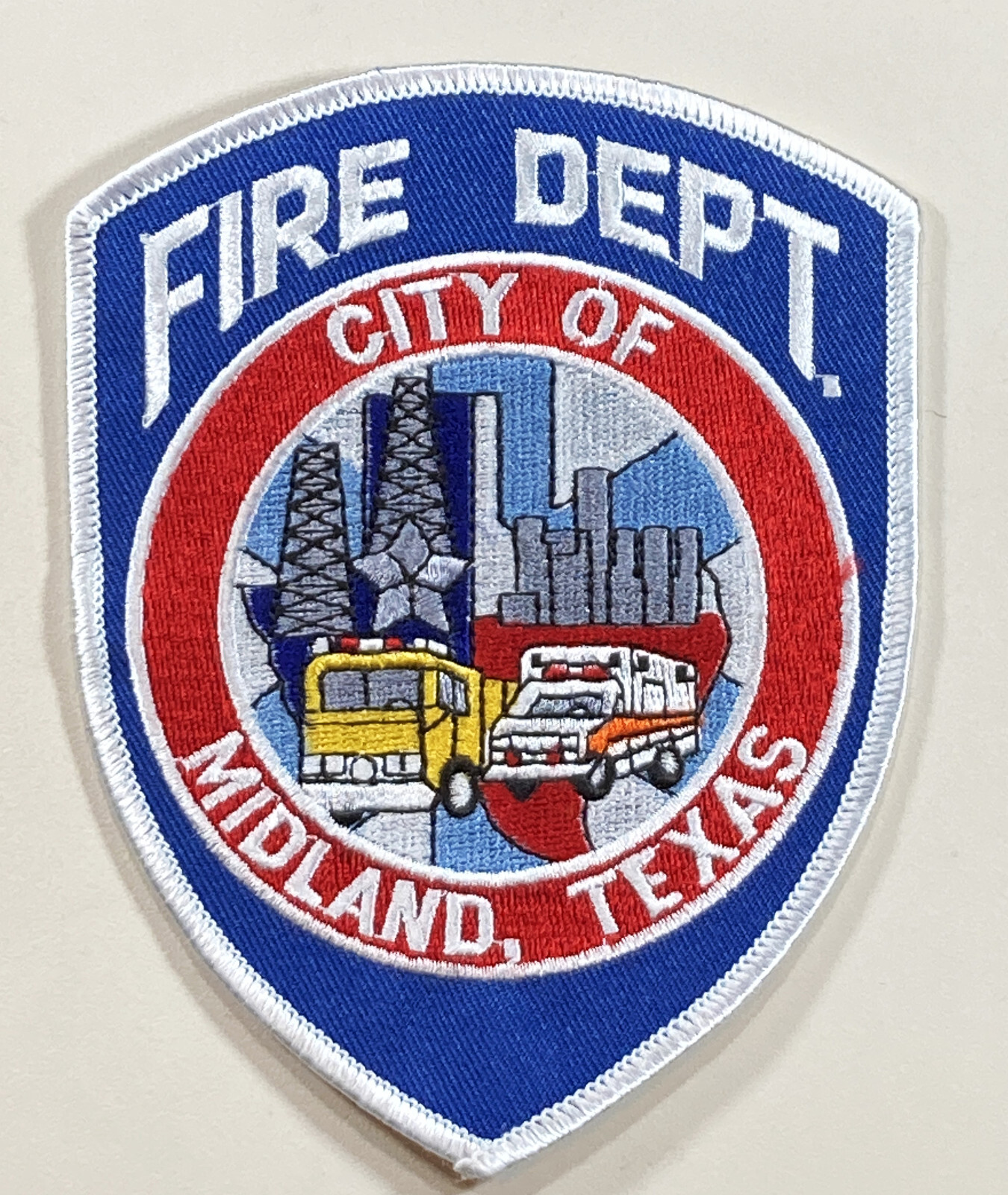 Midland Texas Fire Dept Patch | eBay