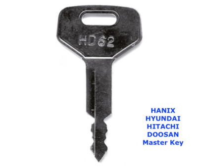 HD62 HANIX HYUNDAI HITATCHI DOOSAN Master Plant Excavator Key + FAST ...