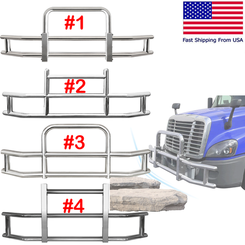 Front Deer Guard Bumper+Bracket For Freightliner Cascadia 08-2022 Anti ...