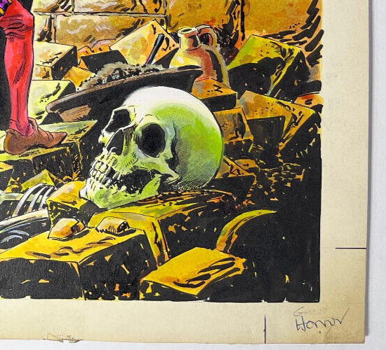 Rare Original 1960s Illustration by Hamilton Greene For “Great Horror ...