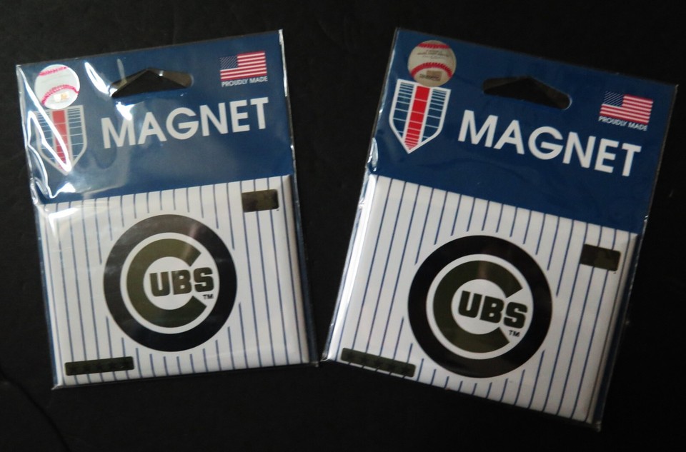 TWO (2) CHICAGO CUBS, 2.5" X 3.5" METAL MAGNETS FROM WINCRAFT | eBay