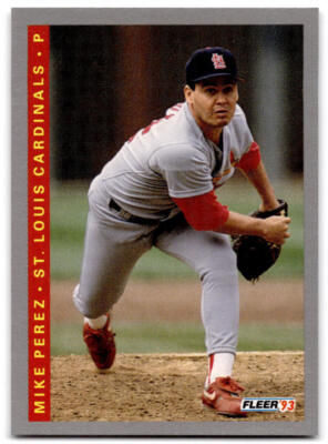 Mike Perez 1993 Fleer #132 St. Louis Cardinals | eBay