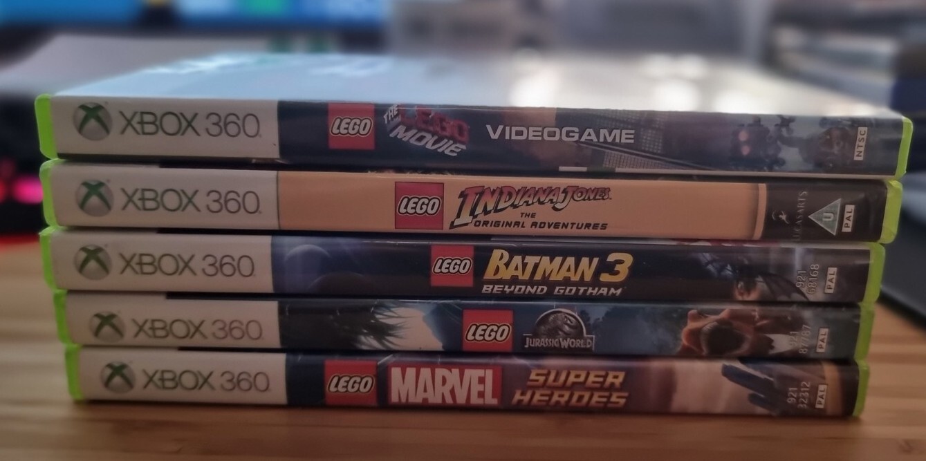 Xbox 360 Game Bundle Lego Includes Star Wars Marvel | eBay