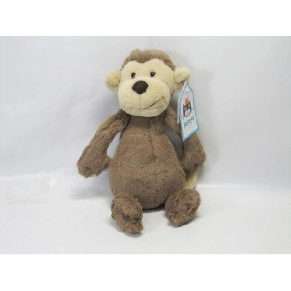 Jellycat Bashful Monkey Plush Doll Small Size H15cm Brown BASS6MK S Size | eBay