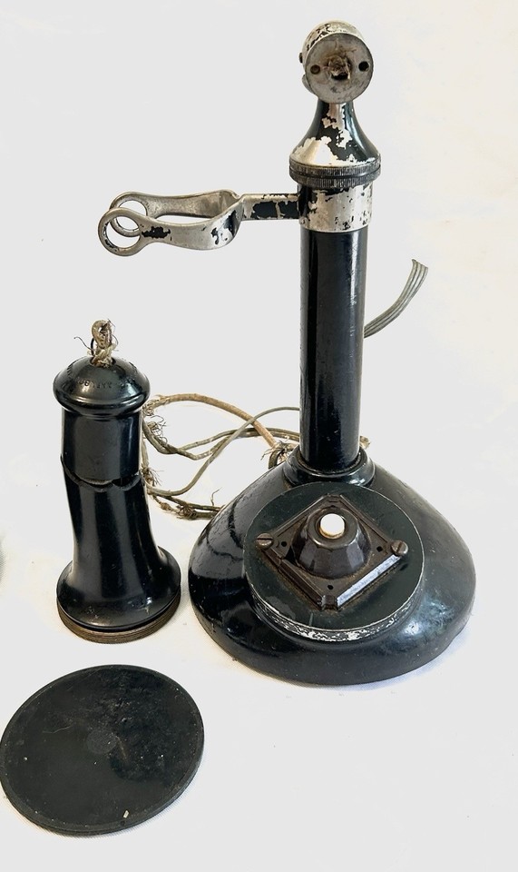 2 Antique Stromberg Carlson Candlestick Telephones Phone Parts For ...