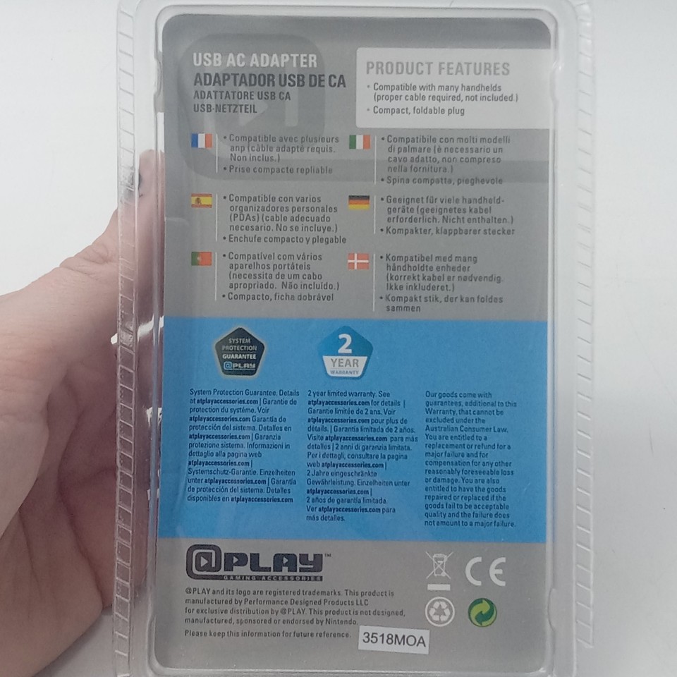 Nintendo 3DS XL 3DS DSi DSi XL & DSi Lite USB AC Adapter Brand New ...