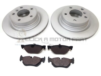 BMW E90 320d 2005-2011 SALOON REAR 2 BRAKE DISCS AND PADS SET NEW | eBay