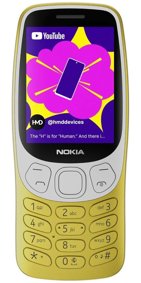 Nokia 3210 4G gelb | brandneues klassisches Tastenfeld-Telefon mit Dual ...