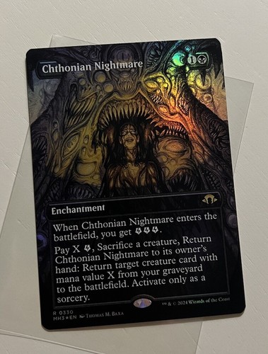 MTG Magic The Gathering Foil Chthonian Nightmare *NP | eBay