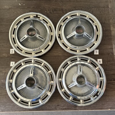 "1965 Chevrolet Impala SS 14"" Hubcaps Chevy Wheel Covers | 14 in ...