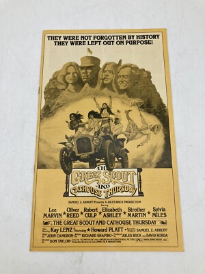 The Great Scout And Cathouse Thursday Original Movie Pressbook 1976 | eBay