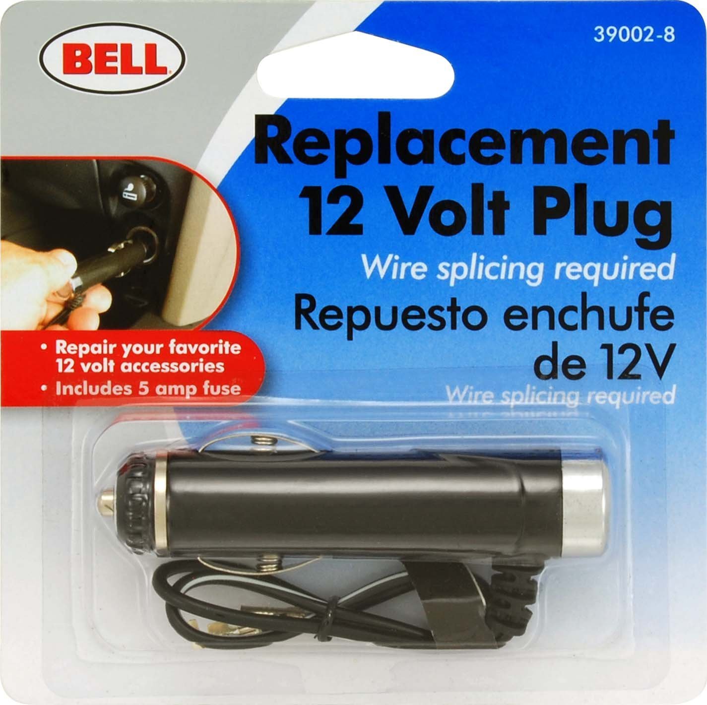 12V FUSED ACCESSORY SOCKET/PLUG CORD 2 LIGHTER OUTLET ADAPTER CAR BOAT ...