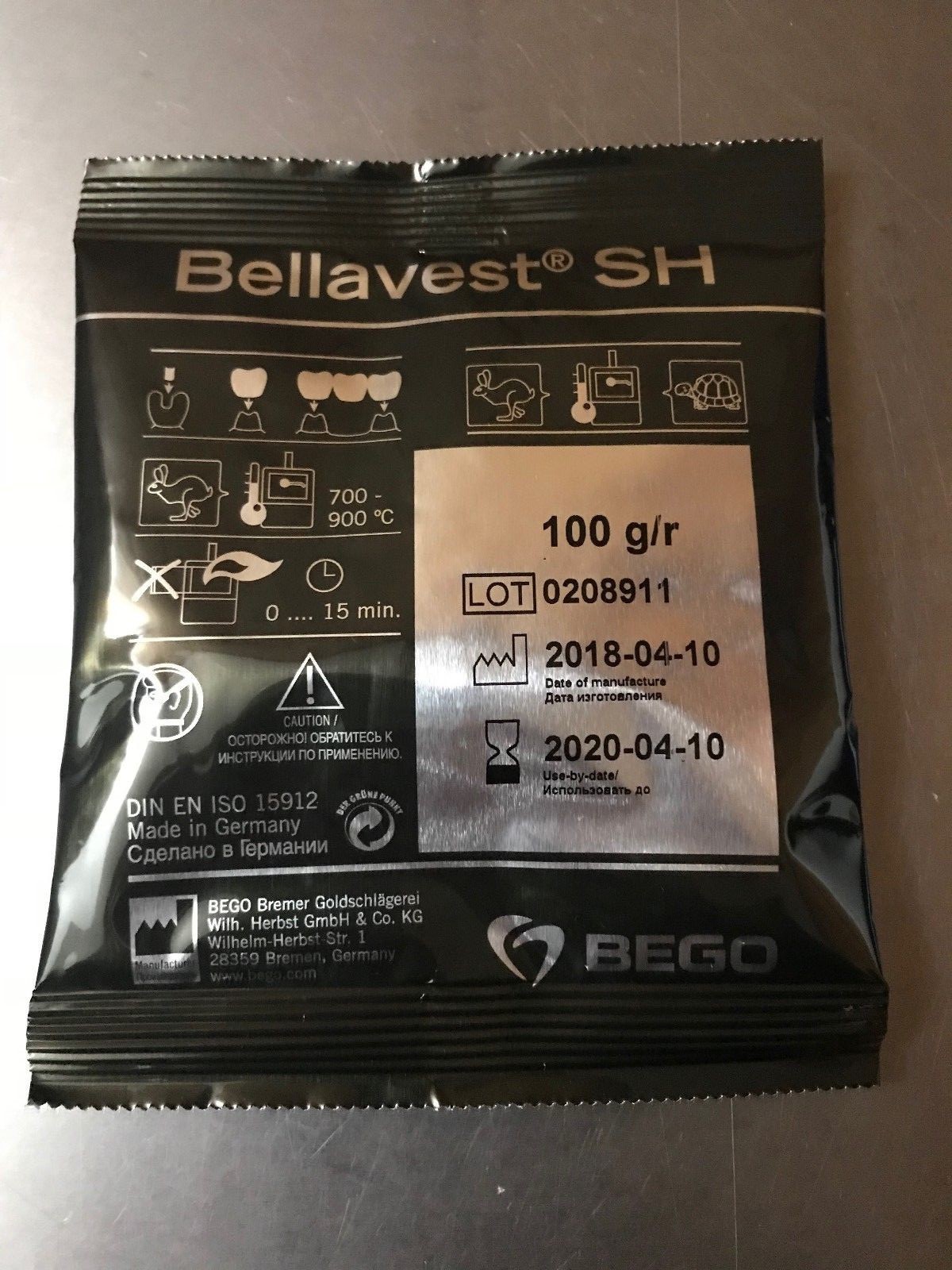 Bego - Bellavest SH Casting Investment - 100 packs of 100 g bags ...