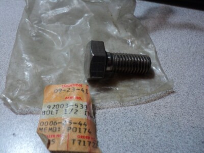 1976-94 KAWASAKI JS 400 440 550 JET SKI BOLT 10X28 STAINLESS NOS OEM ...