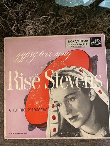 RISE STEVENS Gypsy Love Song RCA Victor Red Seal 45 ep ERA-246 | eBay