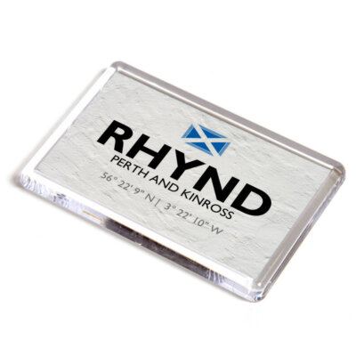 FRIDGE MAGNET - Rhynd, Perth and Kinross, Scotland - Lat/Long NO1520 ...