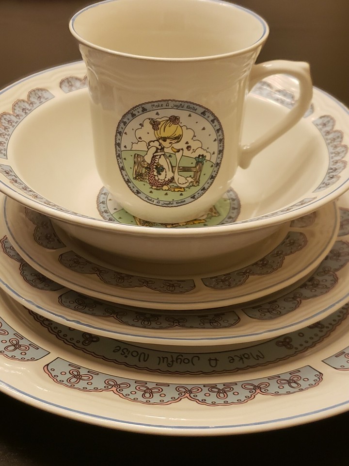 Precious Moments 5 Pc Dinnerware Set | eBay