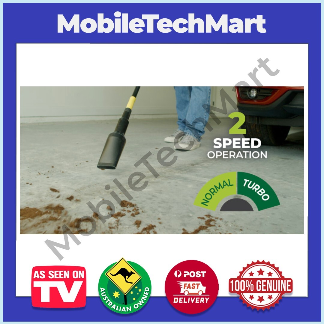 Aero Blast AS SEEN ON TV Blower & Broom 2-in-1 Cordless Rechargeable ...