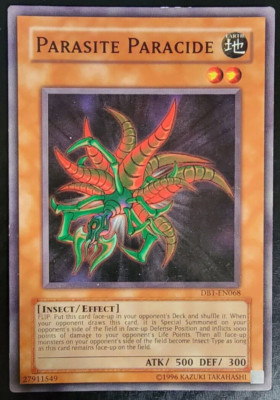 Yu-Gi-Oh - Trading Card - Effect Monster - Parasite Paracide - DB1 ...
