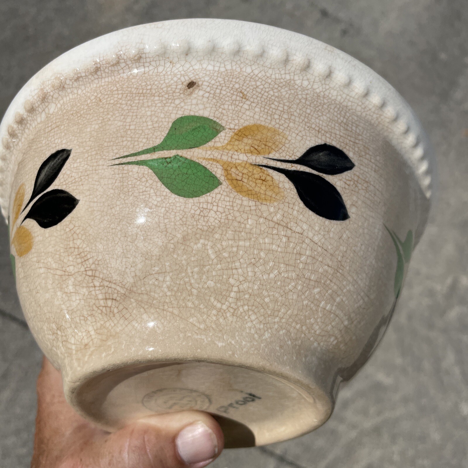 Vintage Southern Potteries Smoky Mountains Erwin Tennessee Pottery Bowl ...