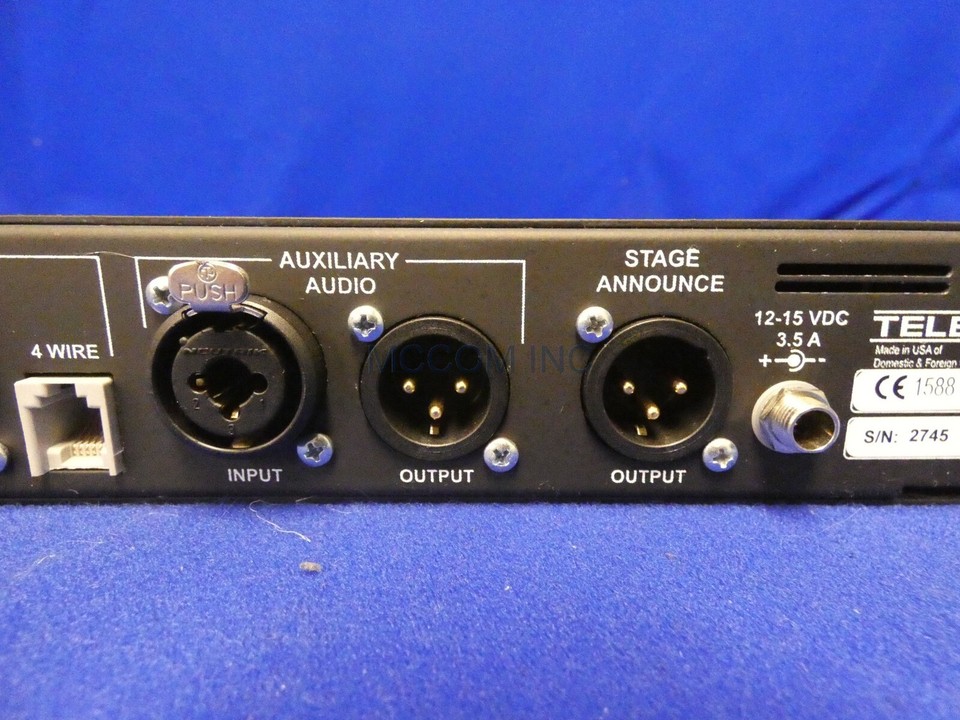 Telex BTR-80N 2-Channel UHF Base Station H2 Band, F3E Modulation | eBay