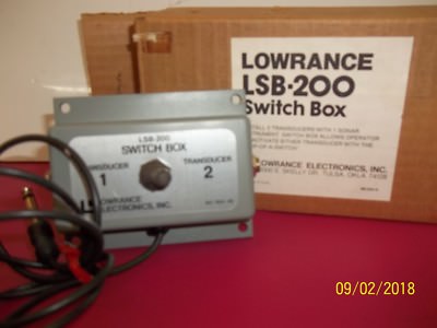 Lowrance LSB-200- Transducer Switch Box NEW IN BOX | eBay