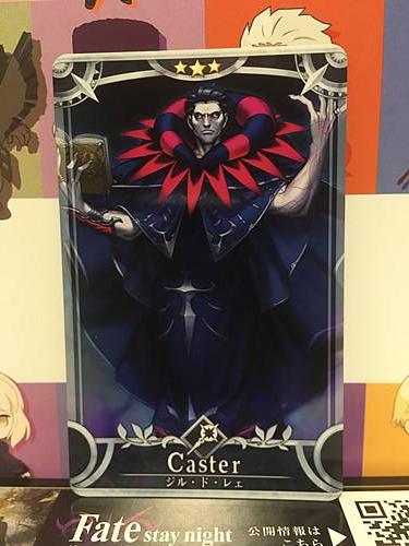 Gilles de Rais Stage 3 Caster Star 3 FGO Fate Grand Order Arcade Mint ...