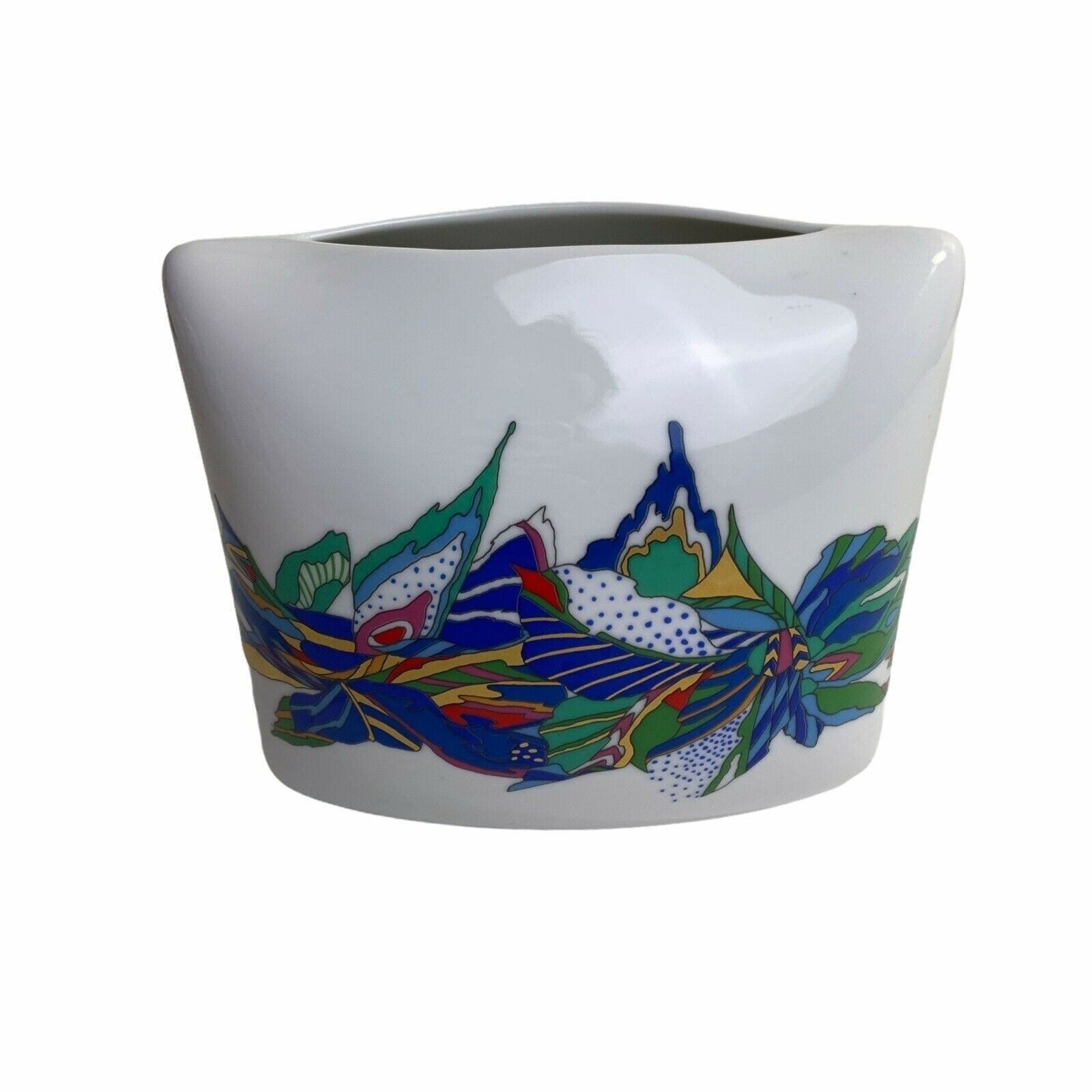 Brigette Deoge for Rosenthal, Germany Mid Century Pillow Vase Bright ...