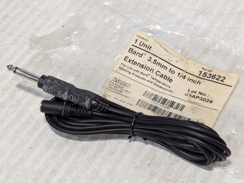 Bard 153622 3.5mm to 1/4 inch Dual Connector Medical Extension Cable ...
