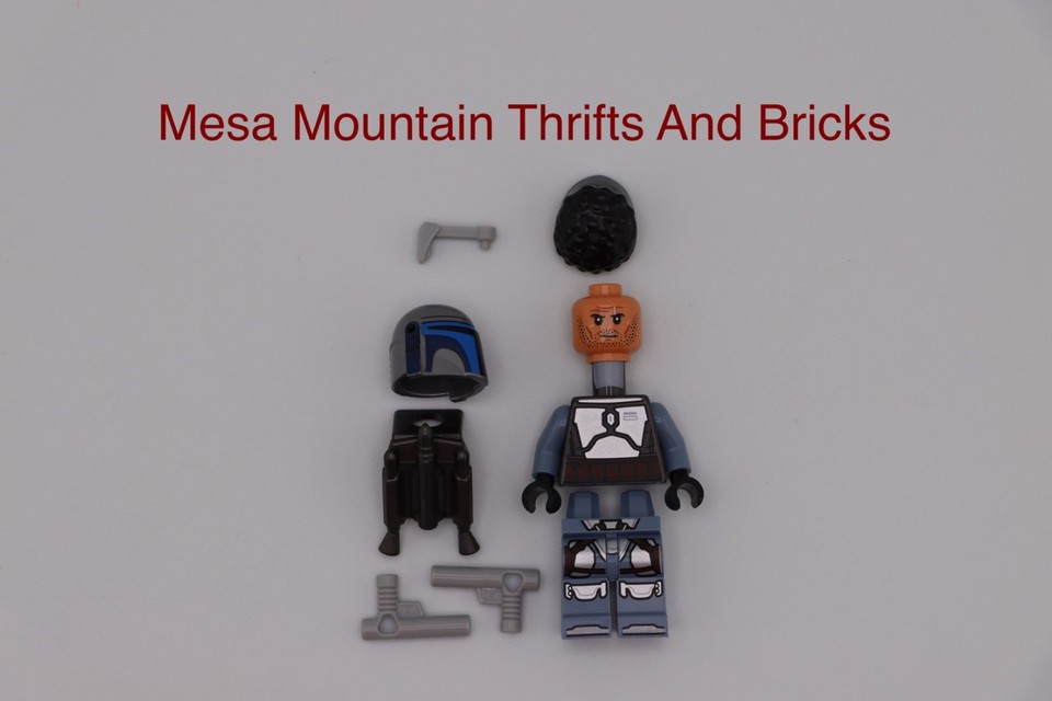 LEGO® Jango Fett Minifig sw1433 Star Wars Bounty Hunter Blue Helmet ...