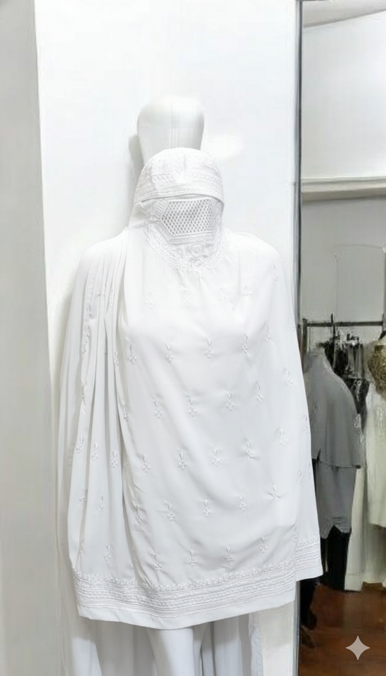 TOPI BURQA FOR WOMEN TRADITIONAL PAKISTANI JILBAB ABAYA BURKA VEIL ...