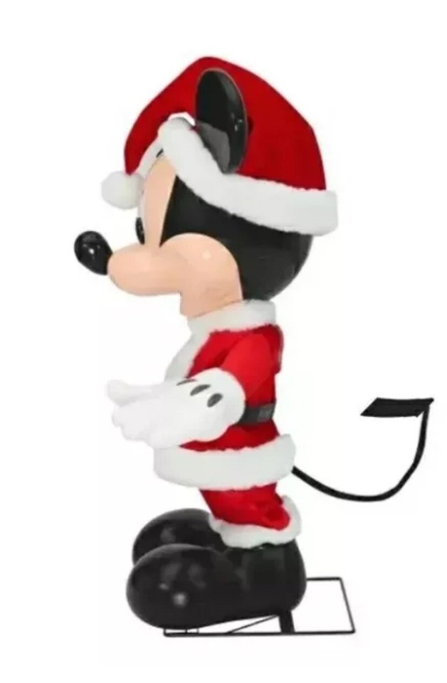 Disney 4 ft Animated Holiday Santa Mickey Mouse Christmas Animatronic ...
