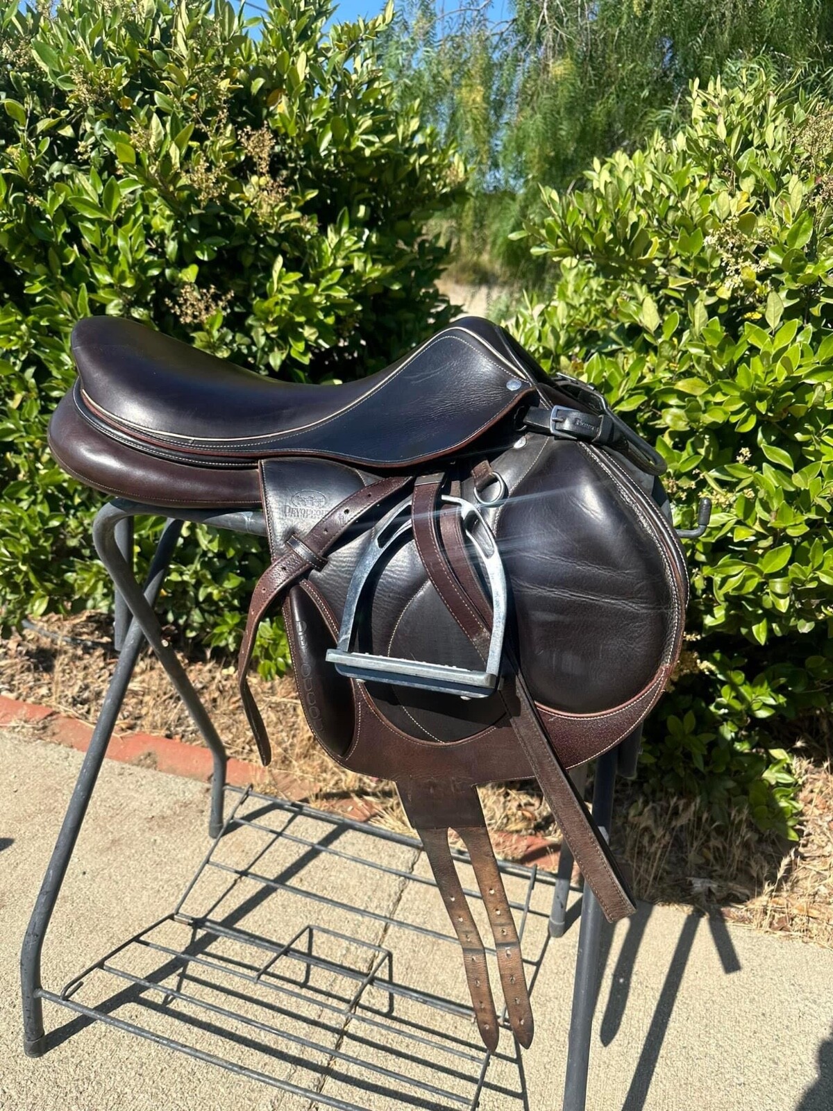 Devoucoux Chiberta - Size 18" Monoflap Jump Saddle Black | eBay