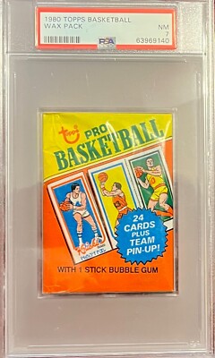 1980 Topps Basketball Wax Pack NEAR MINT 7 (PSA GRADE) | eBay