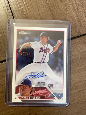 2023 Topps Chrome Jared Shuster Rookie Card RC Autograph Braves RA-TSW ...